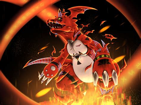 Guilmon Evolving By Gekkart On Deviantart