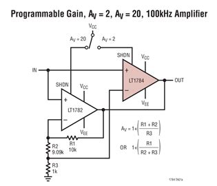 LT1784 Datasheet and Product Info | Analog Devices