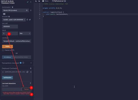 Fallback Functions Receive Ether