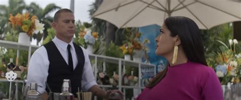 Salma Hayek Magic Mike Lap Dance Was Physically Challenging