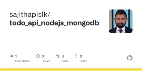Sajith Madhubashana On Linkedin Github Sajithapislktodoapinodejs
