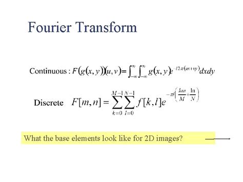 Phase And Amplitude In Fourier Transforms Meaning Of