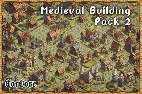 Medieval Building Pack 2 Corcore 2d Environments Unity Asset Store