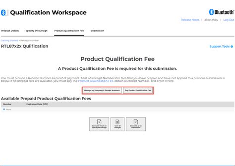 Bluetooth Qualification RTL H SDK V Documentation