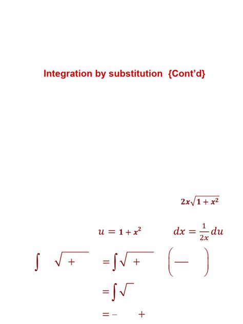 Integration Lecture Ii Pdf