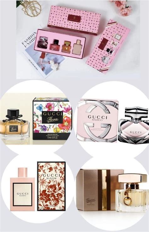 پک ادکلن کادویی دخترانه گوچی لاکچری فروشگاه آنلاین تاپ شاپ