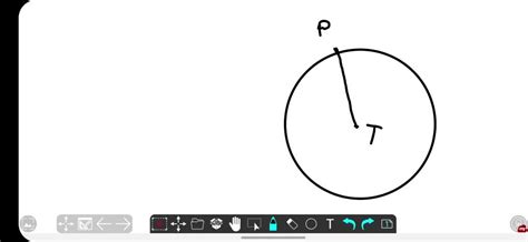 Solved Construct A Tangent To A Point P On A Conic Section By Using Pascals Hexagon Theorem
