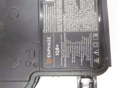 Enphase Iq8 Iq8 60 2 Us Microinverter Ebay