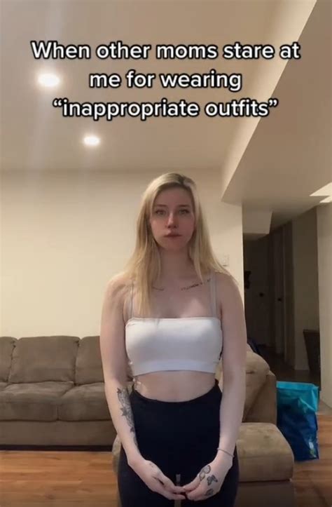 Im A Mom Of Two At 22 Other Moms ‘stare At My Inappropriate Outfits