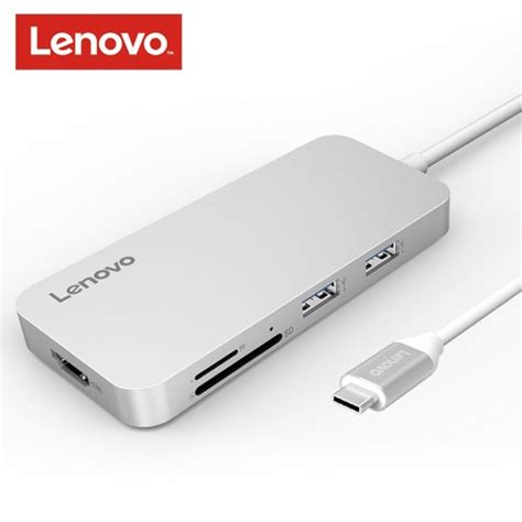 Lenovo Usb Type C To K Hd Adapter Usb C Hub Type C To Usb Converters Cable Sd Tf