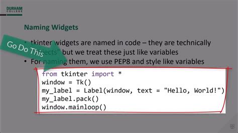 User Interfaces 2 Widget Properties In Tkinter Youtube