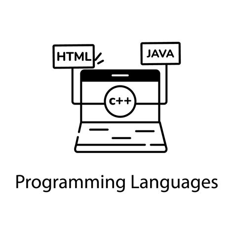 Internet Coding Line Icon 40179663 Vector Art At Vecteezy
