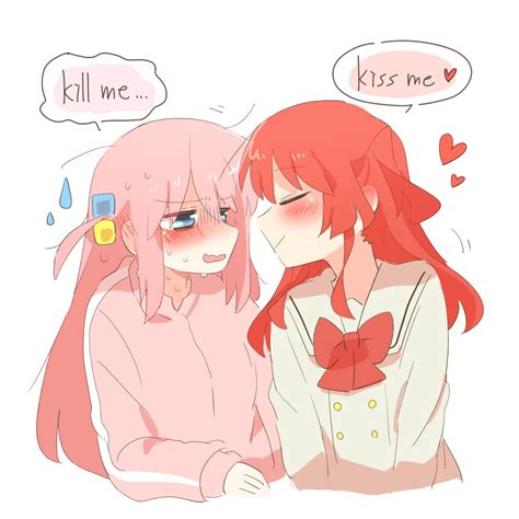 Gotoh Hitori And Kita Ikuyo Bocchi The Rock Drawn By Rebecca Keinelove Danbooru