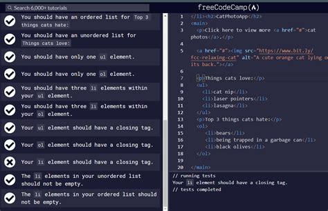 Creating An Ordered List Html Css The Freecodecamp Forum
