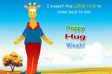 Happy Long Hug Week Free Hug Week ECards Greeting Cards 123 Greetings