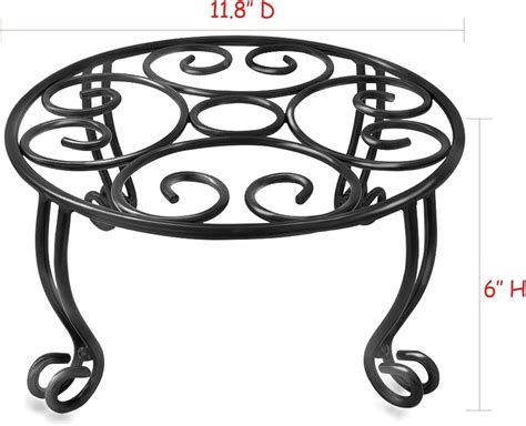 2 Pack Heavy Duty Iron Plant Stand Review Wrought Iron Furniture