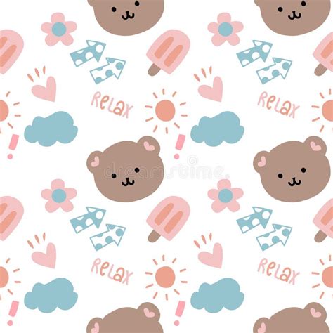 Seamless Patterns Abstract Design Elements In Set Doodles And Hand