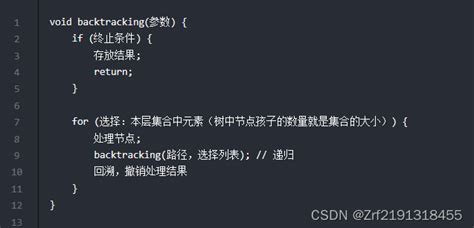 回溯算法再体悟 Csdn博客