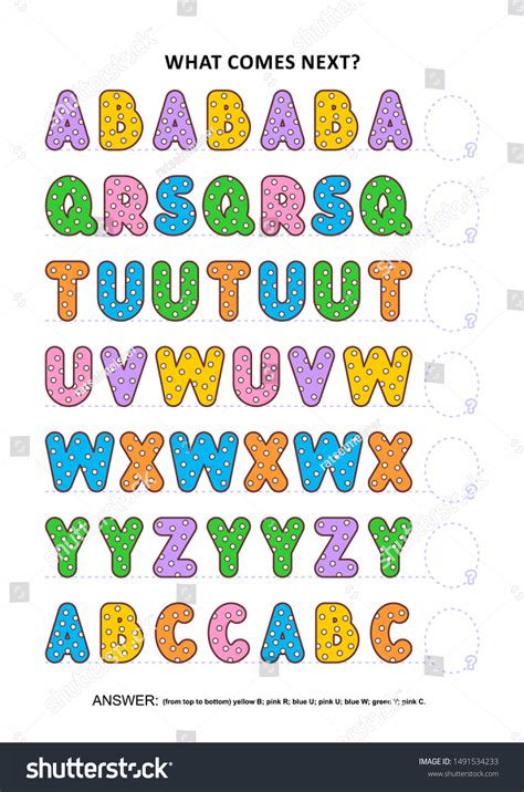 Pattern Recognition Puzzle Over 77 Royalty Free Licensable Stock Vectors And Vector Art