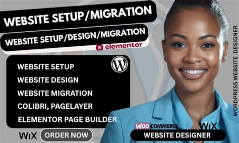 Setup Wordpress Website Migrate To Wordpress Use Any Page Builder By