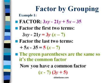 Greatest Common Factor Examples Polynomials