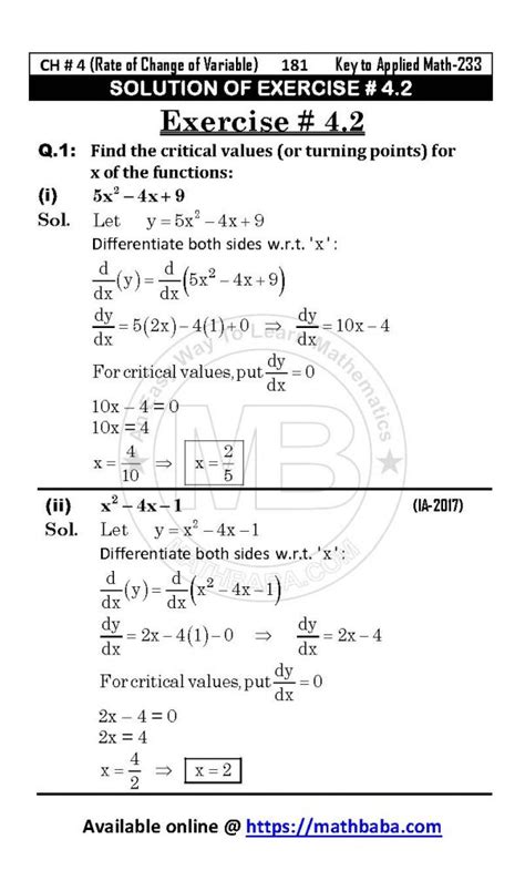 exercise 4 2 math 233