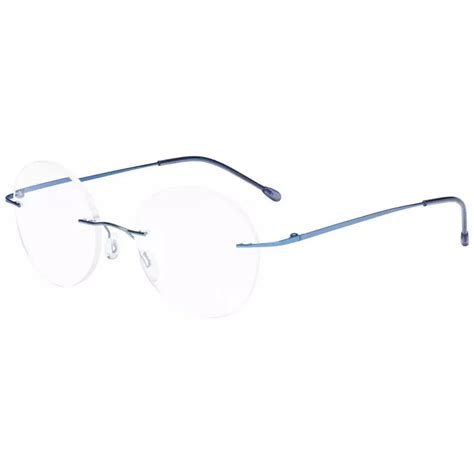 Stylish Round Frameless Reading Glasses Rimless Readers Rwk9910