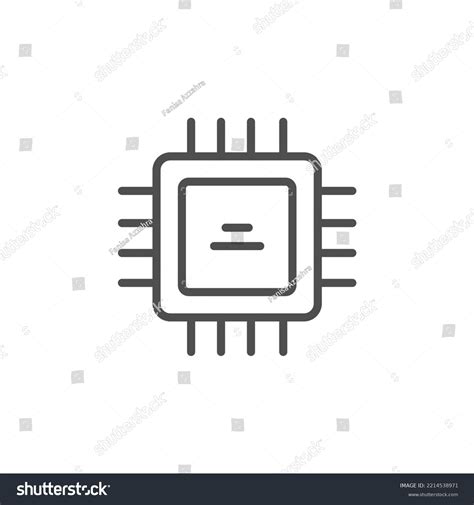 Cpu Computer Processor Icon Simple Vector Stock Vector Royalty Free Shutterstock