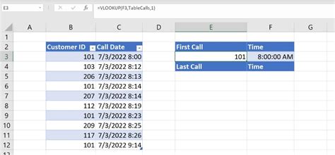 How To Return First And Last Times From Timestamps In Microsoft Excel