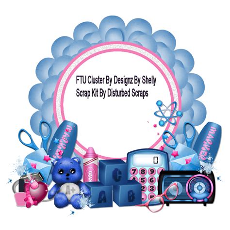 Designz By Shelly Ct For Disturbed Scraps Sexy Nerd Wftu Clusters