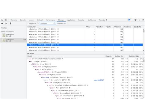 Detached Nodes After Unmount Component Memory Leaks Issue Vuejs Core Github