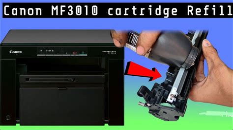 Canon imageclass mf3010 cartridge refill , printer. - YouTube