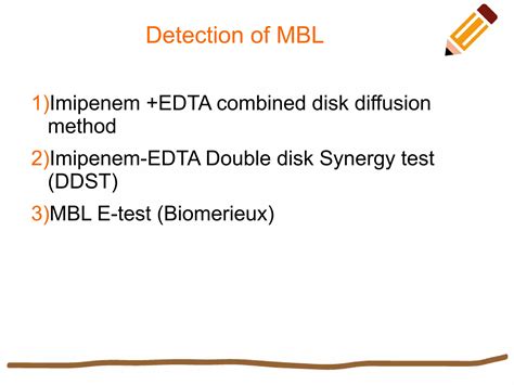 Esbl And Mbl Method Of Detection 1 Pptx