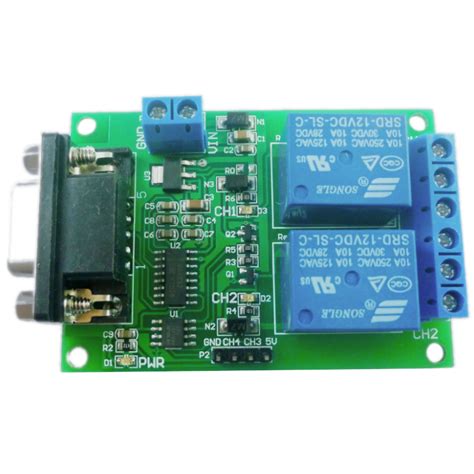 CH RS Relay For PC UART COM Serial Port