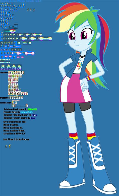 Eqh Z Rainbow Dash Sprite By Mike437 On Deviantart