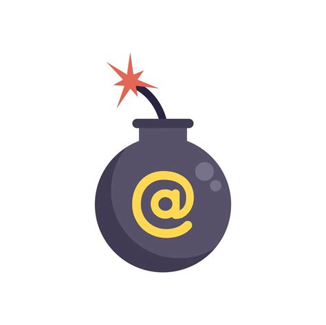 Email Bomb About To Explode With Lit Fuse 50489367 Vector Art At Vecteezy