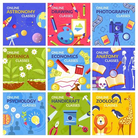 Premium Vector Online Classes