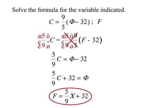 Solve The Equation For Indicated Variable Worksheet T