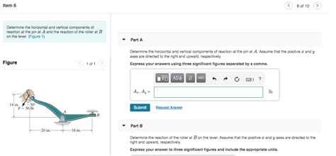 Solved Item 6 6 Of 10 Determine The Horizontal And
