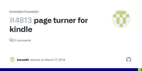 Page Turner For Kindle · Issue 4813 · Koreaderkoreader · Github