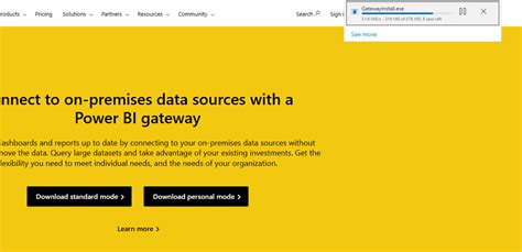 Standard Gateway Download Link Invalid Microsoft Fabric Community