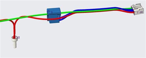 Error Routing Wires Thru Component In Flat Harness Ptc Community