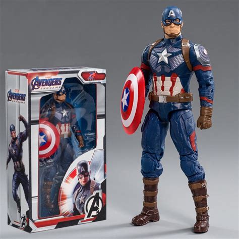 Mia Captain America Action Figure Model Full Body Moveable T Box Set
