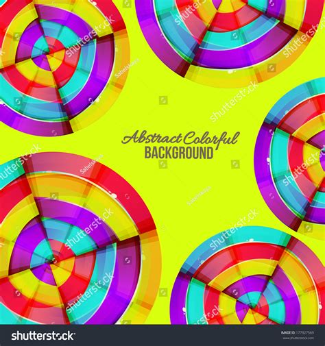 Abstract Colorful Rainbow Curve Background Design Stock Vector Royalty Free 177927569