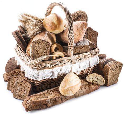 Different Types Of Bread In The Basket Stock Image Image Of Space