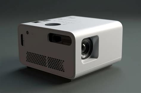 Premium Ai Image A Simplified Graphic Representation Of A Portable Projector With A Sleek And