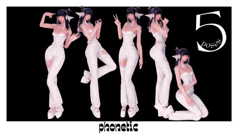 Phonetic Pose Pack The Glamour Dresser