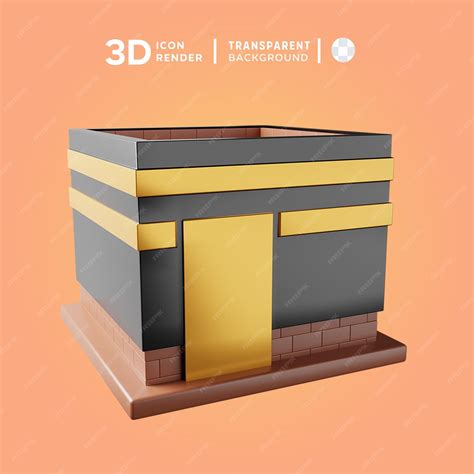 Premium Psd Kabah 3d Illustration Rendering