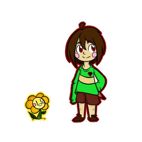 Chara And Flowey By Noizy Arts On DeviantArt Chara And Flowey By Noizy Arts On DeviantArt