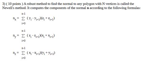 Solved A Find The Normal Vectors Manually To The Plane If Chegg Com